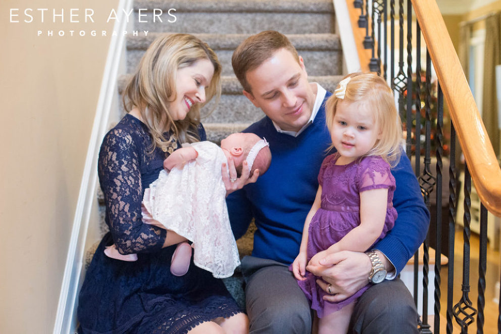 happy family and their newborn baby girl (atlanta family photographer ...